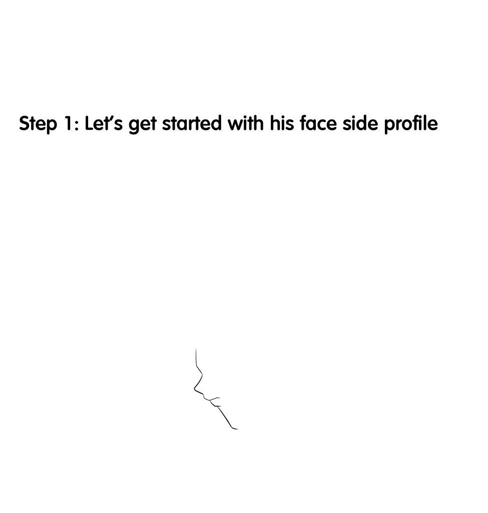 How to Draw Goku Side View Easy Step-by-Step Tutorial