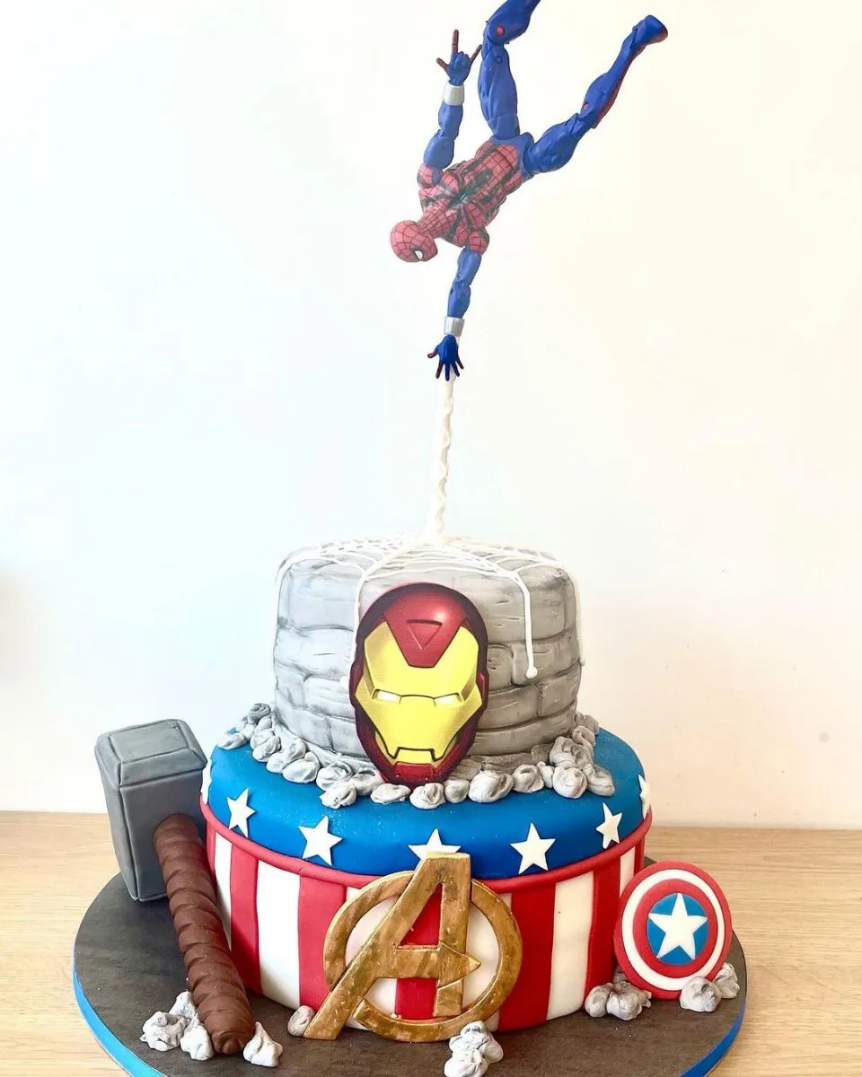 50 Best Avengers Cake Design Ideas for an Avenger Fans Birthday ...