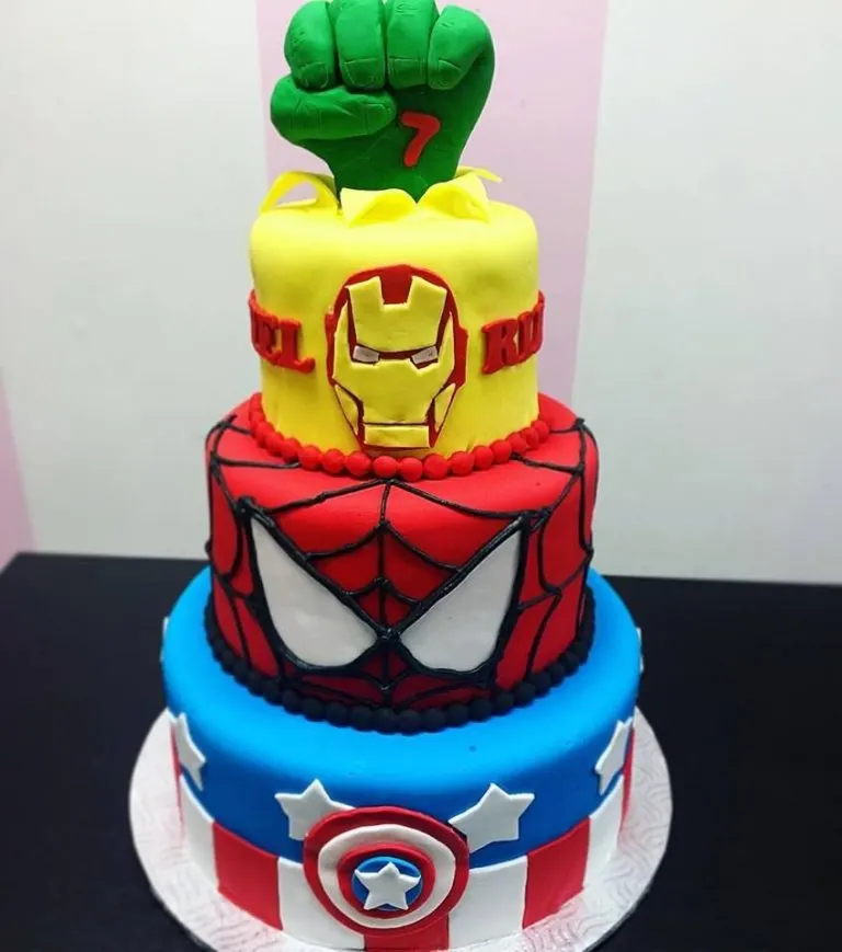 50 Best Avengers Cake Design Ideas for an Avenger Fans Birthday ...