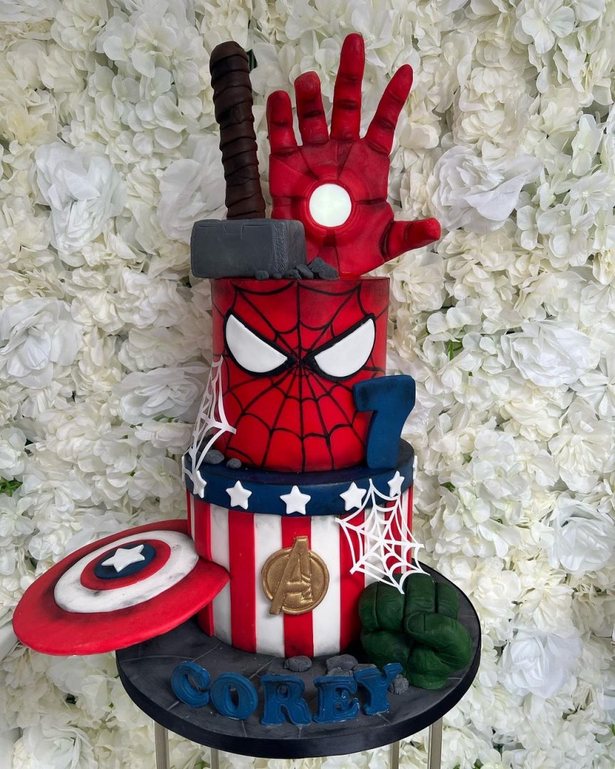 50 Best Avengers Cake Design Ideas for an Avenger Fans Birthday