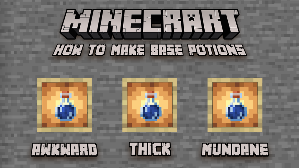 How to Create Base Potions in Minecraft 1.20 (2024)